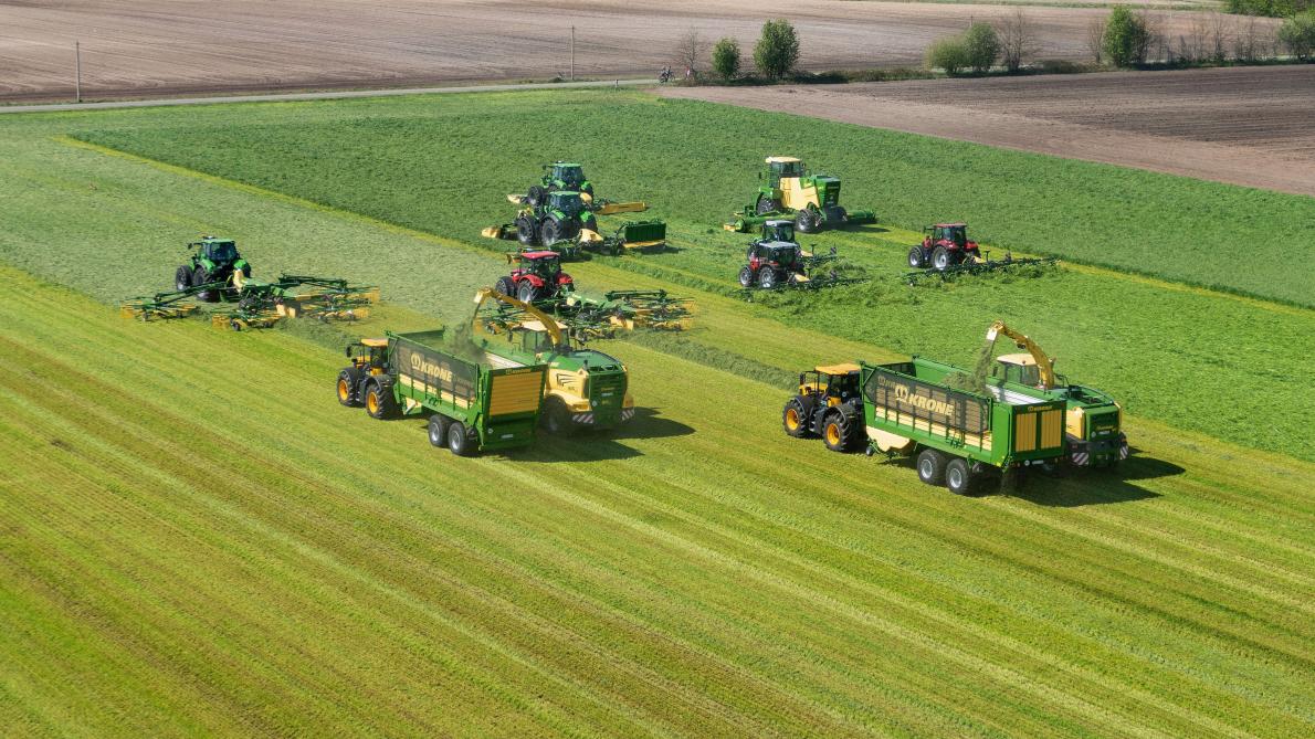 Le groupe Krone a réalisé un chiffre d’affaires de 1,9 milliard d’euros ...